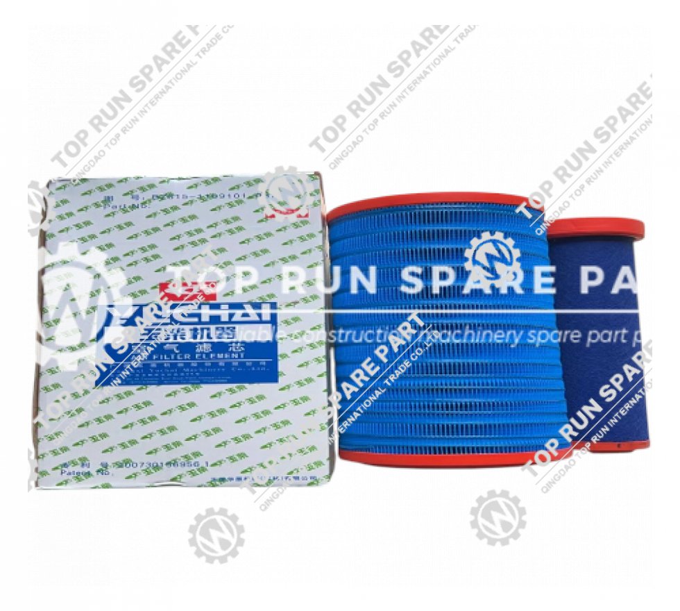 Air filter D7327-1109101 D7327-1109102 for XCMG truck crane spare parts